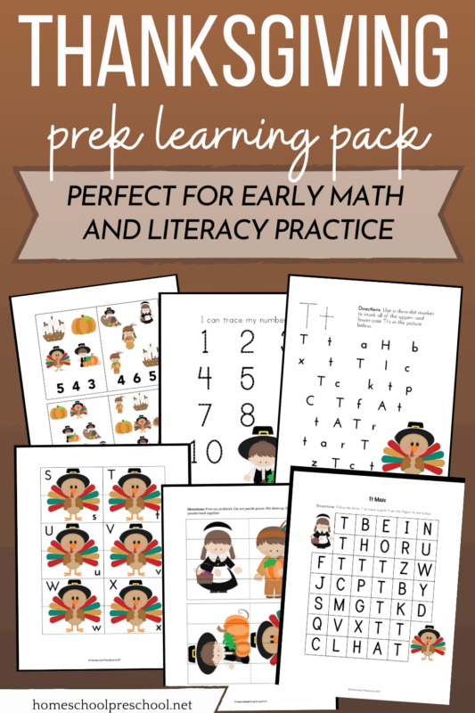 Turkey Preschool Activities