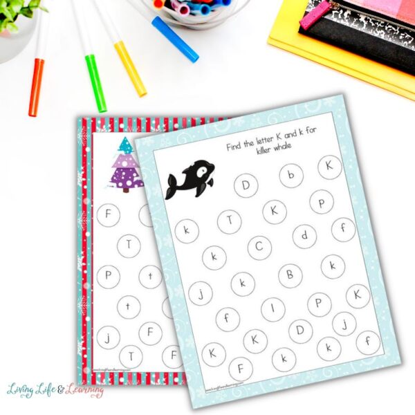 Winter Letter Find Worksheets