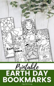 Printable Earth Day Bookmarks
