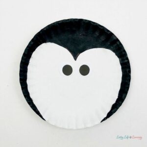 Penguin Paper Plate Craft