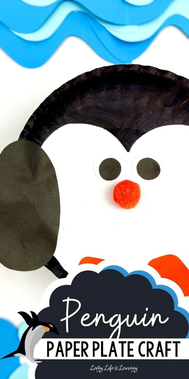 Penguin Paper Plate Craft