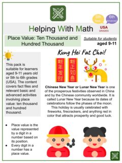 Chinese New Year Math Activities
