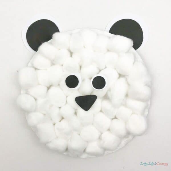 Polar Bear Paper Plate Craft