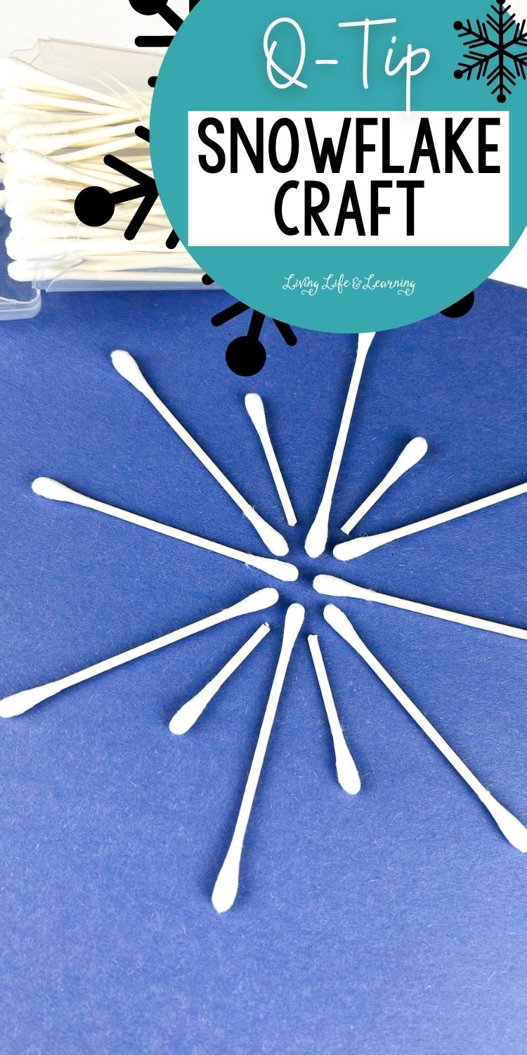 Q-tip Snowflake Craft