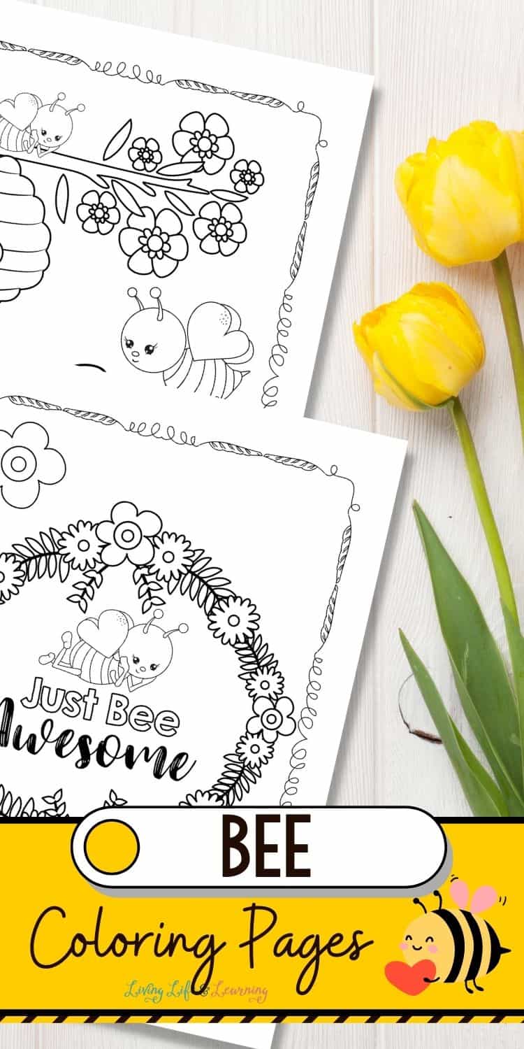 Bee Coloring Pages