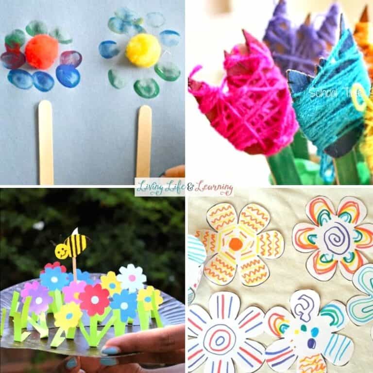 Preschool Flower Crafts for Colorful Learning