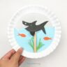 Shark Paper Plate Craft