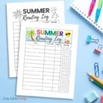 Printable Summer Reading Log