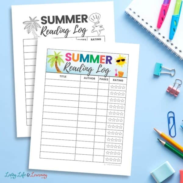 Printable Summer Reading Log