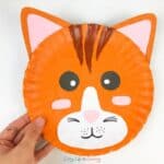Paper Plate Cat Craft