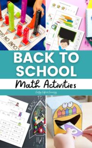 Back To School Math Activities