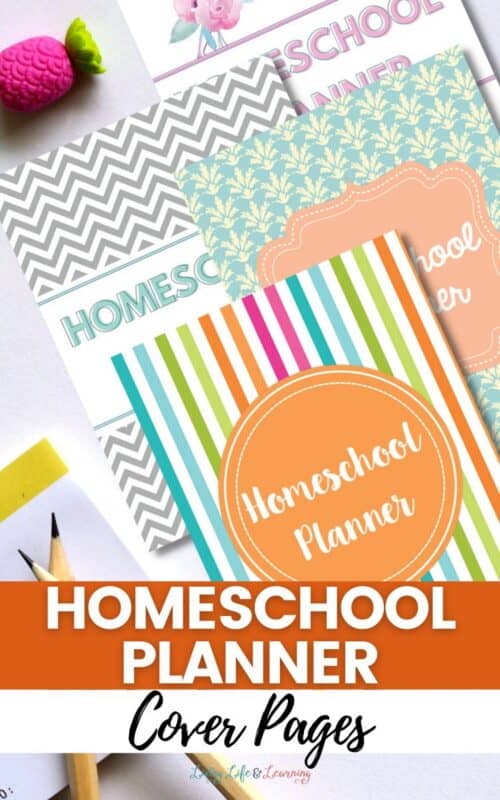 Homeschool Planner Cover Pages