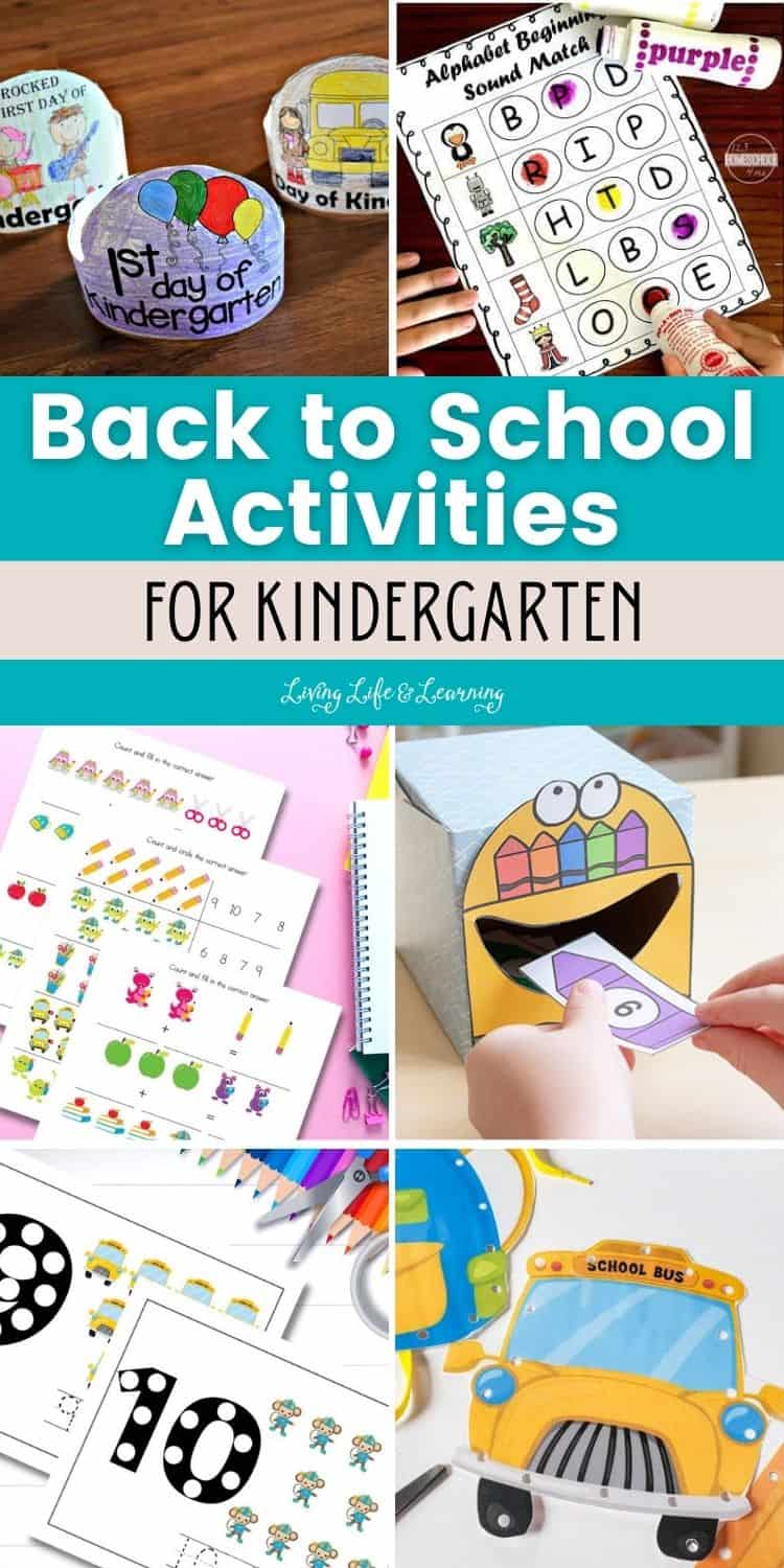 Back To School Activities for Kindergarten