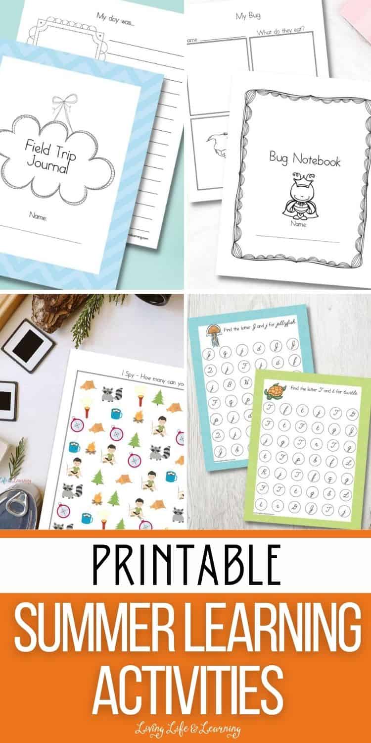 Printable Summer Learning Activities
