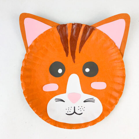 Paper Plate Cat Craft