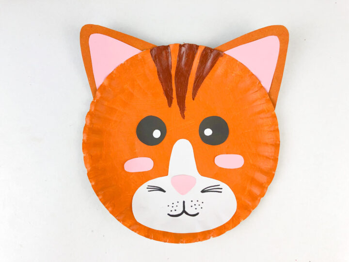 Paper Plate Cat Craft
