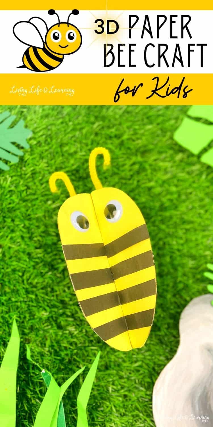 Paper Bee Craft for Kids