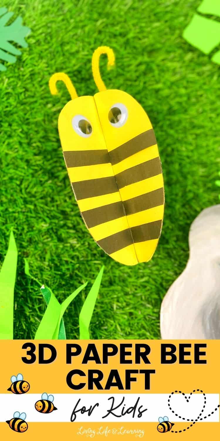 Paper Bee Craft for Kids