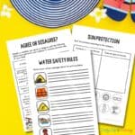 Summer Safety Worksheets