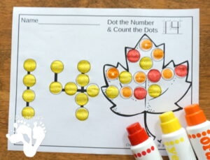 Fall Math Activities for Kindergarten
