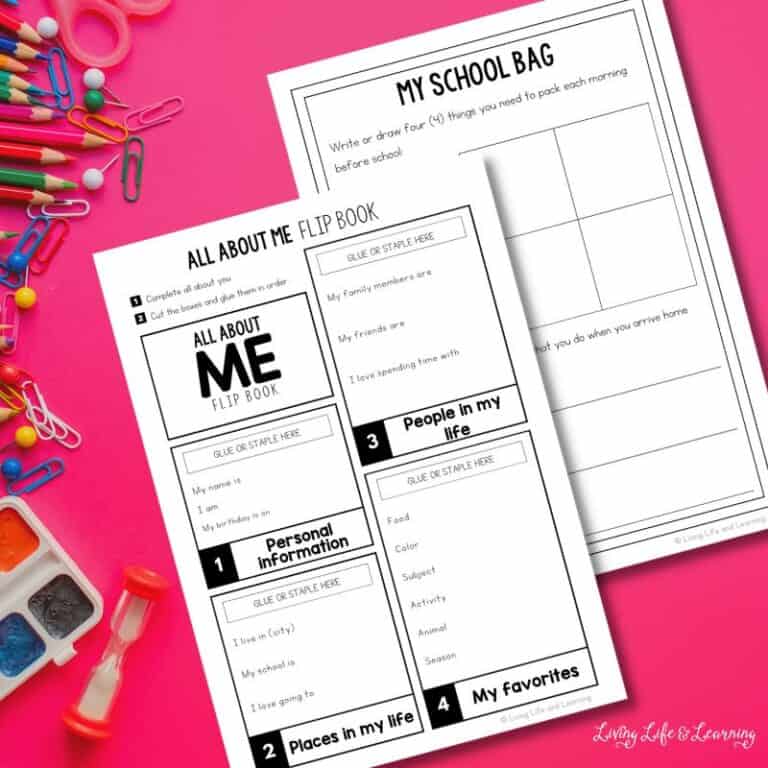 Back to School Worksheets