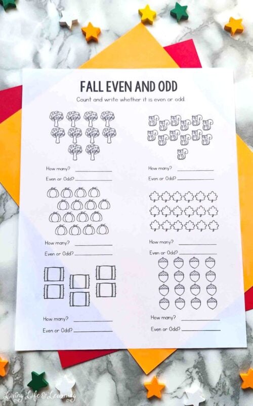 Fall Math Worksheets