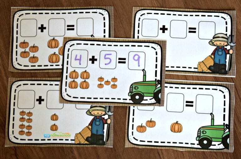 Halloween Math Activities for Kindergarten