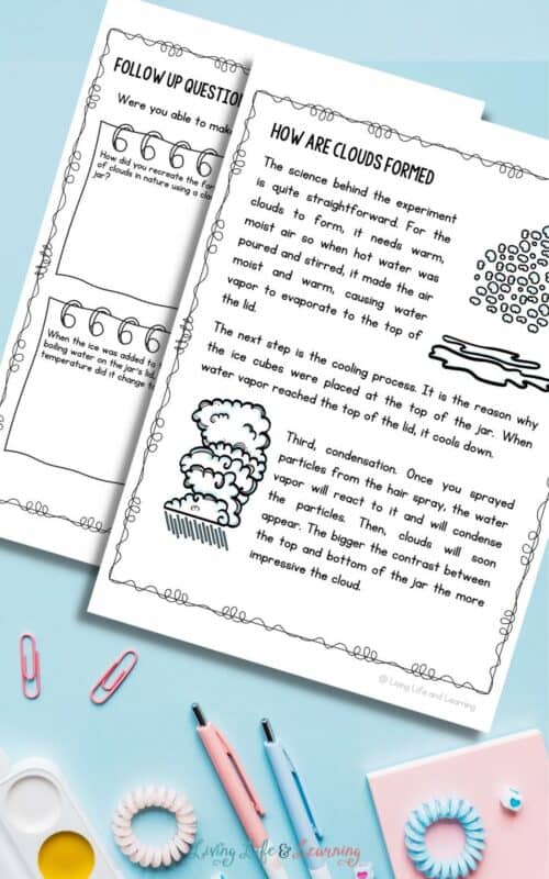 Clouds in a Jar Experiment: Fun Weather Activity