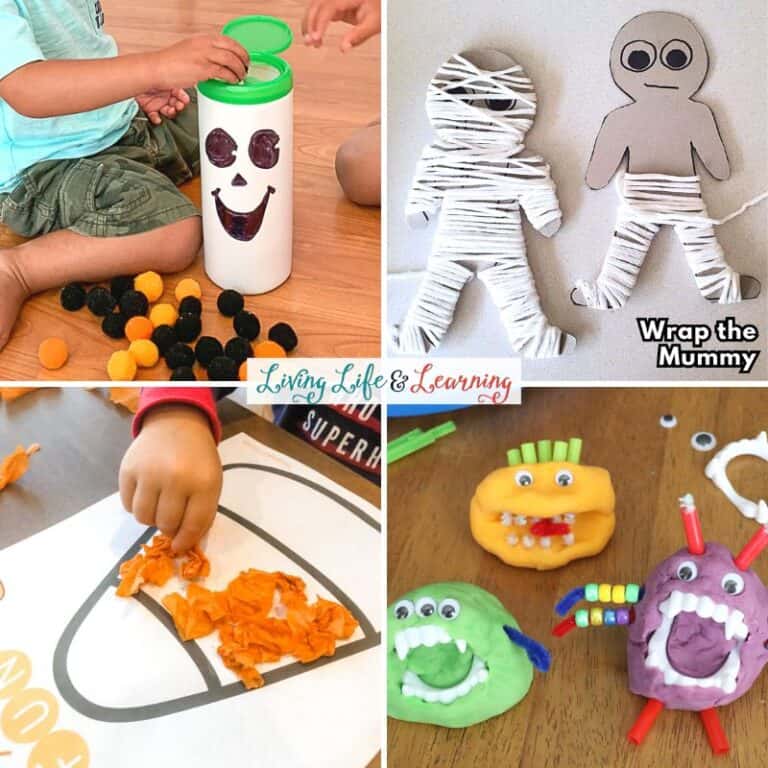 Halloween Fine Motor Activities for Preschool