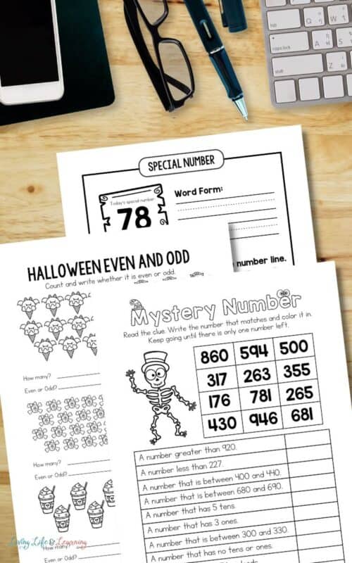 Halloween Math Worksheets