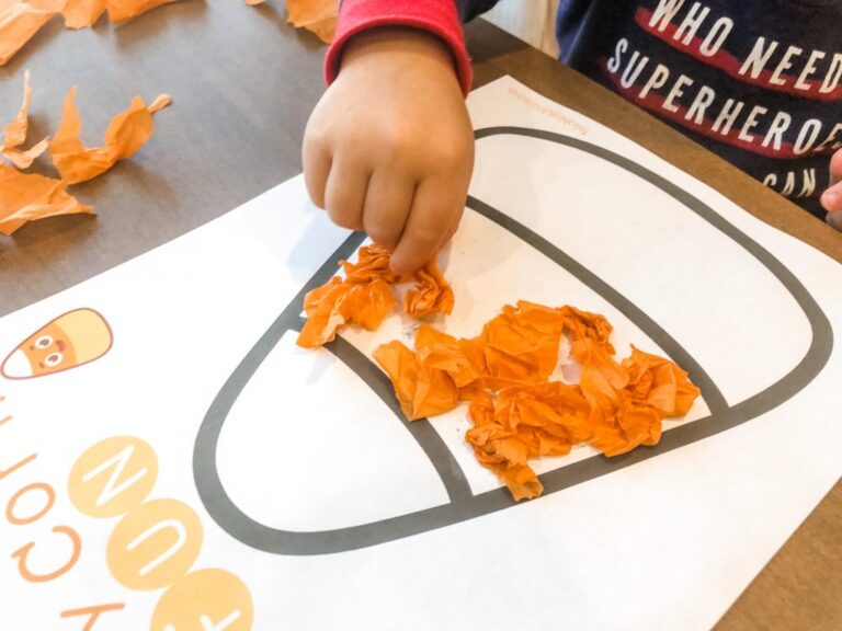 Halloween Fine Motor Activities for Preschool