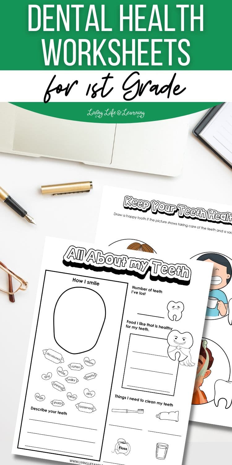 Dental Health Worksheets for 1st Grade