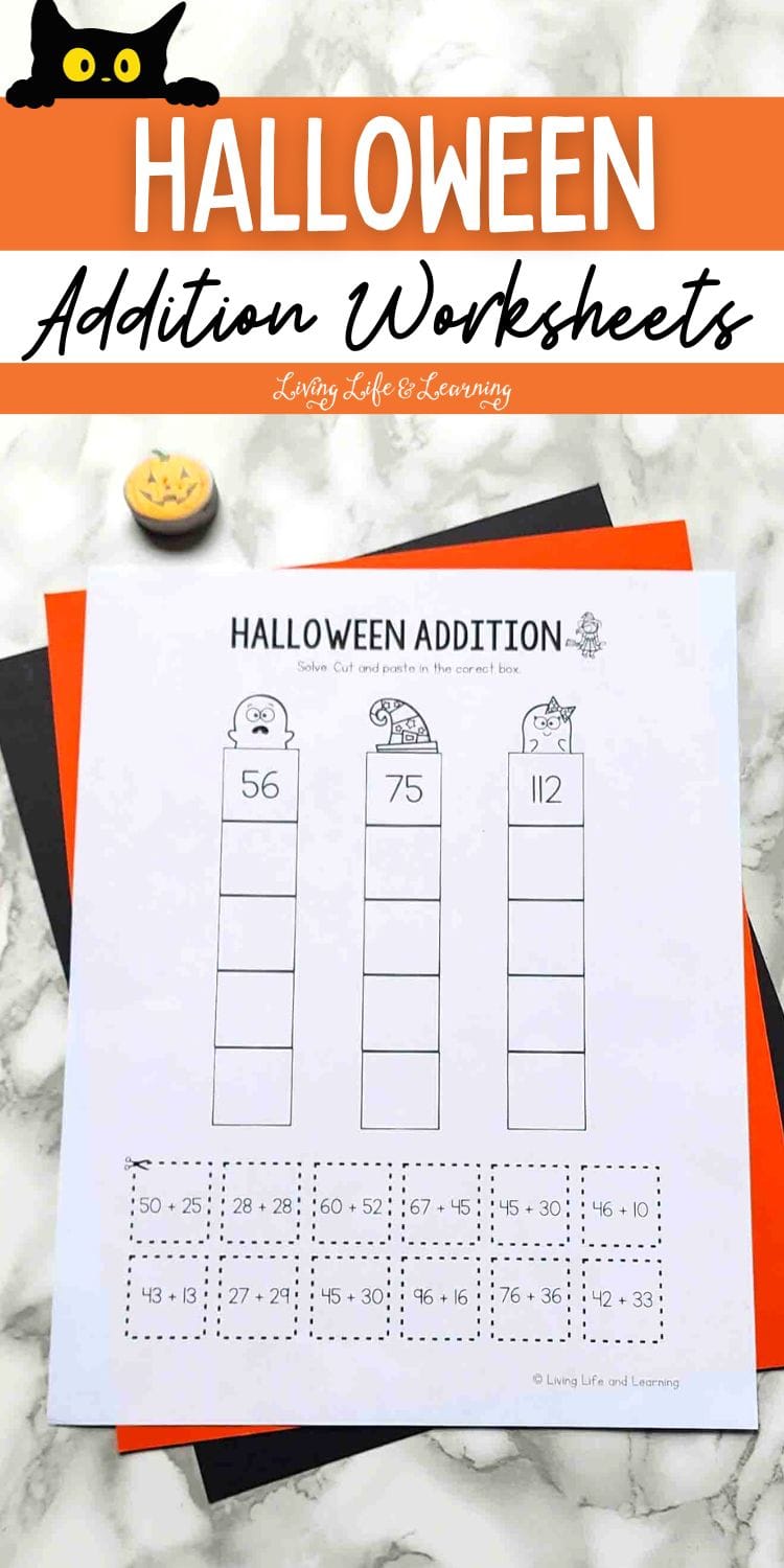 Halloween Addition Worksheets