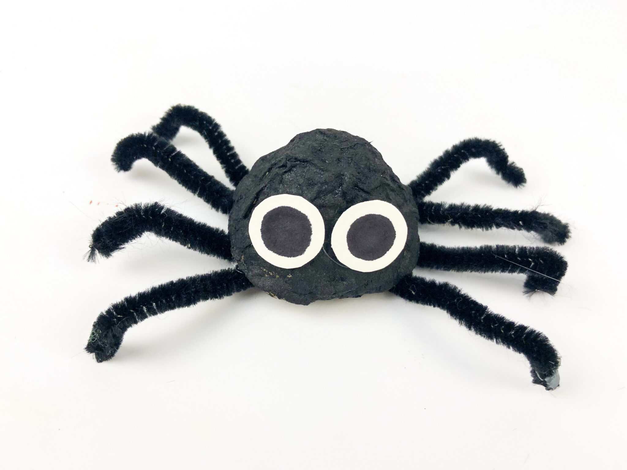Spider Egg Carton Craft