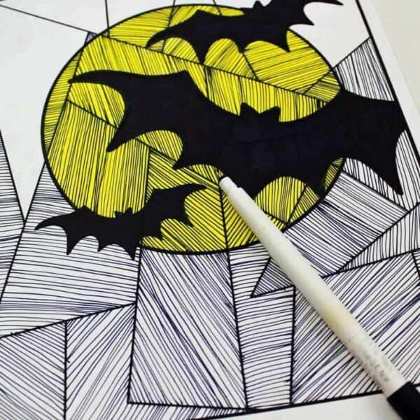 Bat Art Projects for Elementary