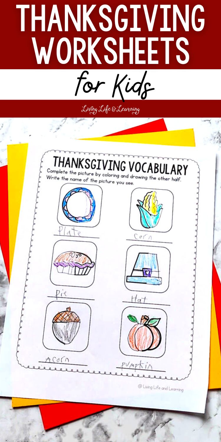Thanksgiving Worksheets for Kids
