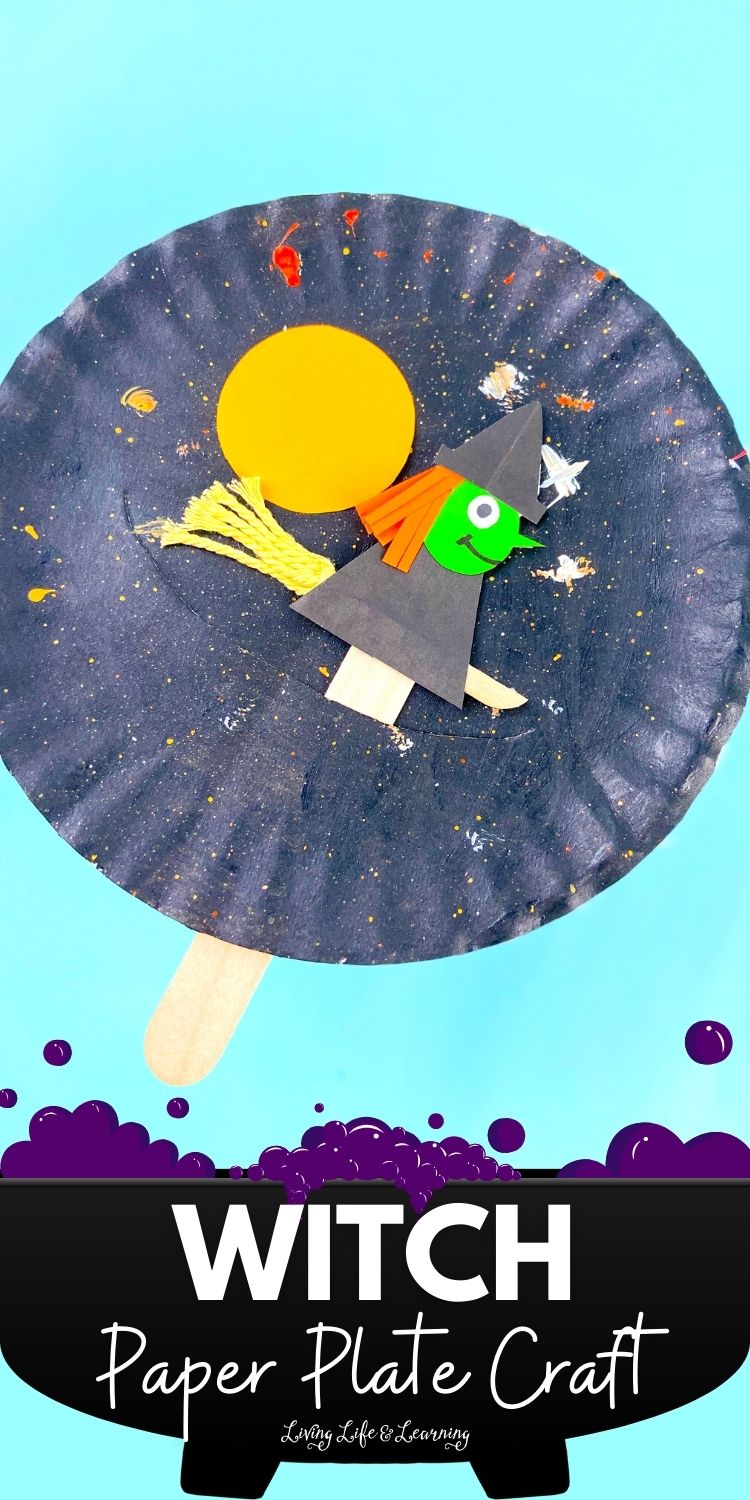 Witch Paper Plate Craft