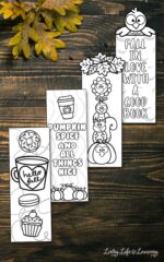 Printable Fall Bookmarks