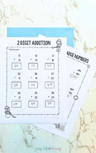 Winter Addition Worksheets