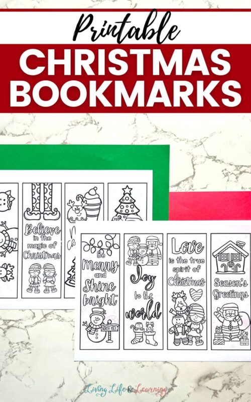 Printable Christmas Bookmarks