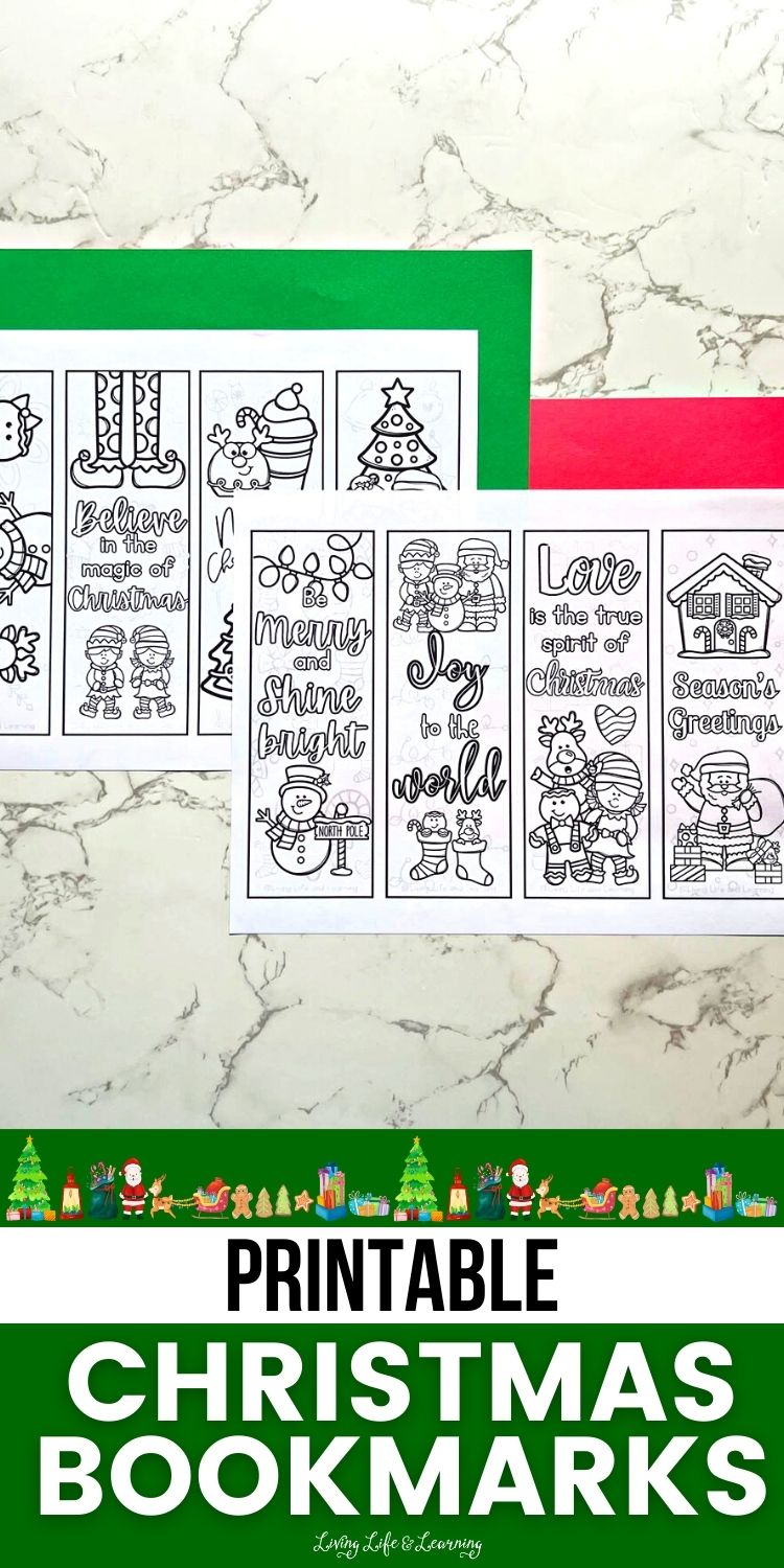 Printable Christmas Bookmarks