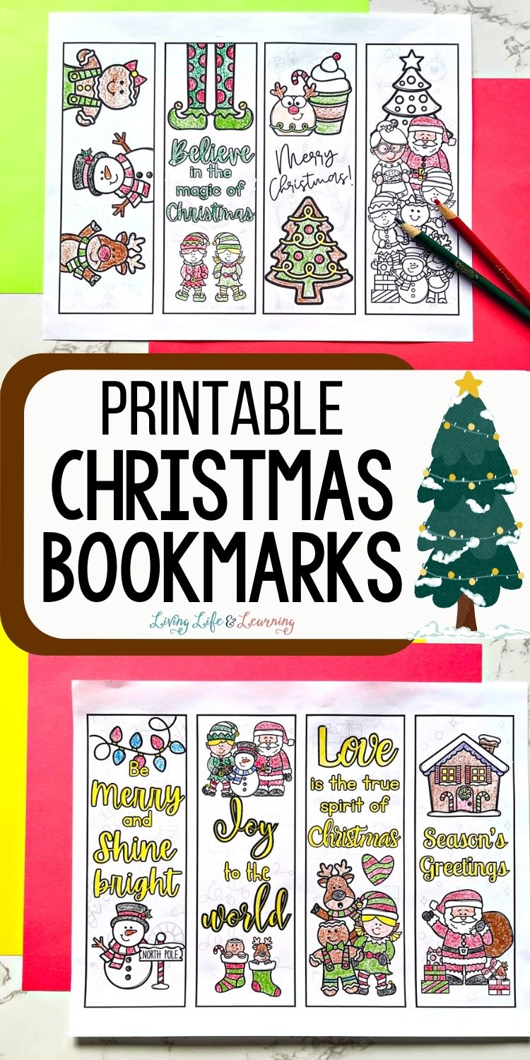 Printable Christmas Bookmarks