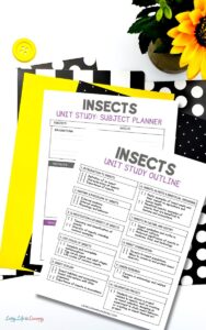 Insect Unit Study Resources