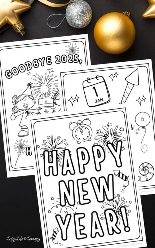 New Year Coloring Pages and Other Festive Ideas