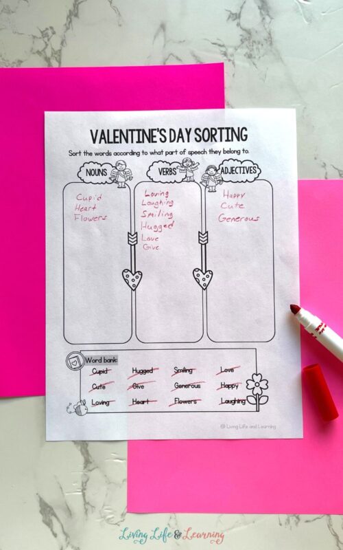 Valentine’s Day Worksheets