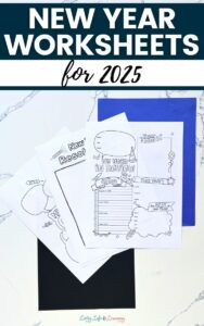 New Year Worksheets for 2025: Encouraging Goal-Setting for Kids