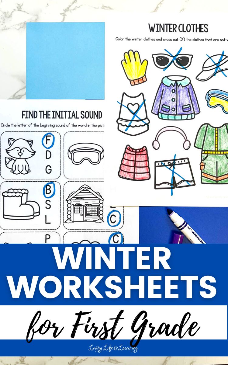 Winter Worksheets For First Grade Winter Worksheets For First Grade