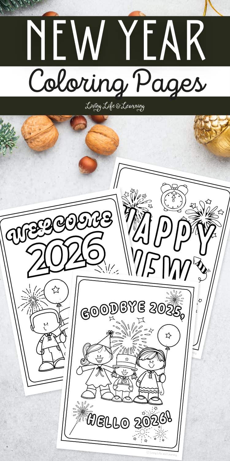 New Year Coloring Pages and Other Festive Ideas