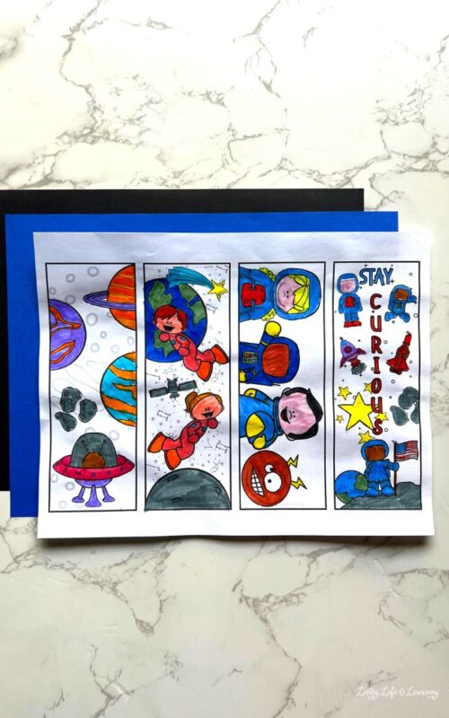 Printable Space Bookmarks