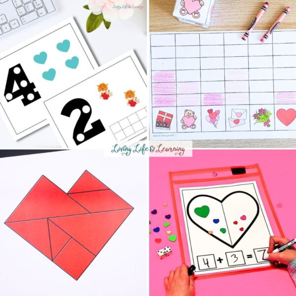 Valentine Math Activities for Kindergarten